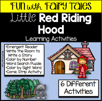 Little Red Riding Hood Activities and Emergent Reader Fairy Tales ...