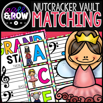The Nutcracker Music Note Match Game for Christmas [from the Nutcracker ...