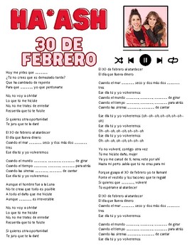 Subjunctive Song Activity | TeachShare