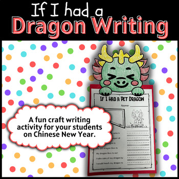 If I Had a Pet Dragon Craft Writing | Chinese New Year | Year of the ...