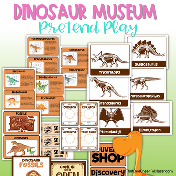Dinosaur Museum Dramatic Play Center Pretend Play Printable Preschool ...