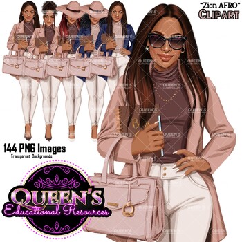 African American Woman Clipart | Teacher Clipart | Fashion Girl Clipart ...