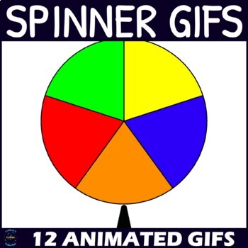 Animated GIF Spinners Clipart – 5 Colours | TeachShare