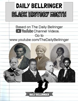 DAILY BELLRINGER Black History Month Worksheet PACK with VIDEOS and key ...