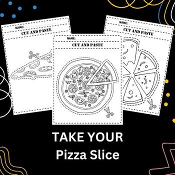 Printable Pizza Slice Cut And Paste worksheets - National Pizza Day ...