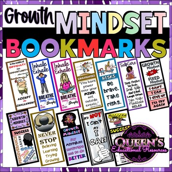 Growth Mindset Bookmarks | Positive Affirmation Bookmarks | TeachShare