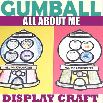 All About Me Gumball Craft for Back to School | TeachShare