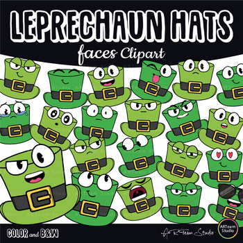Leprechaun Hat Faces Clipart | TeachShare