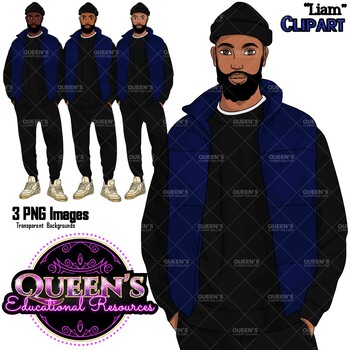 Man Clipart, Male Clipart, Adult Clipart, African American Man Clipart ...