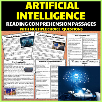 Artificial Intelligence Reading Comprehension Passages Multiple Choice ...