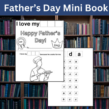 Interactive Father's Day Sight Word Book: I Love Dad Mini Fun! | TeachShare