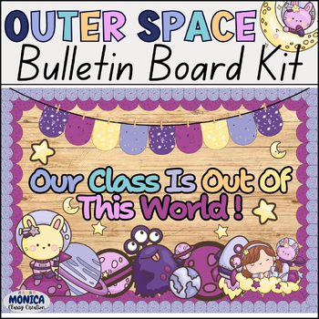 Outer Space Theme Bulletin Board Kit Planet Adventure Classroom Door ...