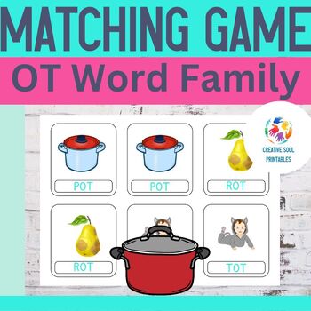 -OT Word Family Matching Game | Memory Game | TeachShare