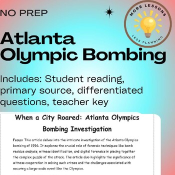 Atlanta Olympic Bombing: True Crime Forensic Science Reading ...