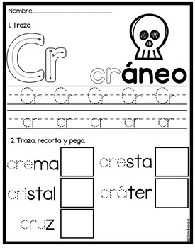 Sílabas Trabadas: CR y CL. Spanish Consonant Blends! | TeachShare
