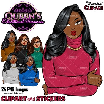 Woman Clipart | Adult Clipart | Teacher Clipart | People Clipart | Afro ...