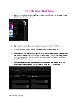 Creating Timelines using Tiki-Toki (a free Web 2.0 tool) | Distance ...