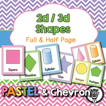 2d / 3d Shape Posters | TeachShare