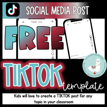 FREEBIE! TIK-TOK POST | TeachShare