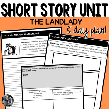 The Landlady Unit | Slides, Seminar, Essay, Lesson Plan, Choice Board ...