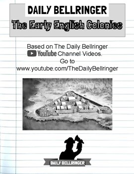 DAILY BELLRINGER Early English Colonies Worksheet PACK with VIDEOS and ...