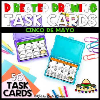 Cinco De Mayo Directed Drawing Activity Task Cards | TeachShare