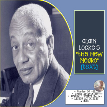 ALAIN LOCKE'S "THE NEW NEGRO" [TEXT] | TeachShare