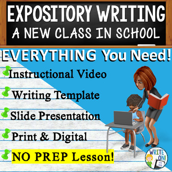 Expository Writing Prompt, Expository Graphic Organizer - A New Class ...
