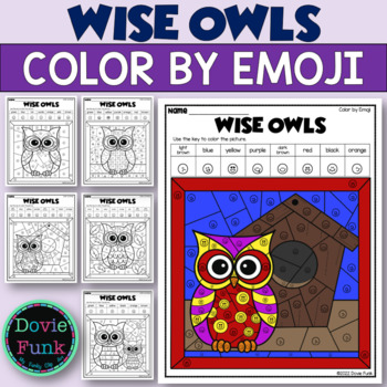 WISE OWLS Color By Code Worksheets - No Prep Morning Work | TeachShare