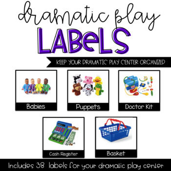 Dramatic Play Labels| Classroom Labels | Center Organization | TeachShare