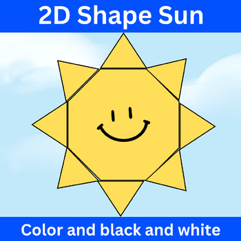 Sun Creation With 2D Shapes! | TeachShare