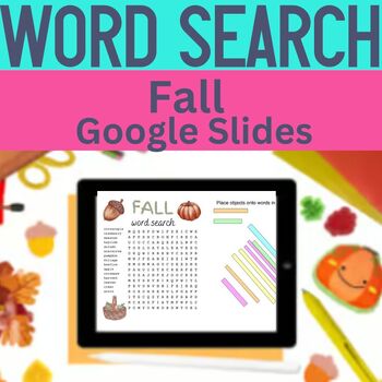 Fall Google Slides Word Search with Answers| Distance Learning | TeachShare