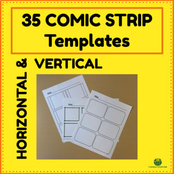 Comic Strip Templates for Language Arts, Creative Writing, Social ...