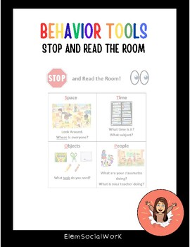 STOP and Read the Room Desk Visual | TeachShare