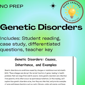 Genetic Disorders: Causes Inheritance and Examples Biology Reading ...