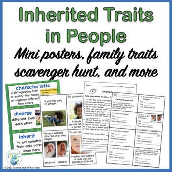 Inherited Traits Lesson and Family Scavenger Hunt and More! | TeachShare