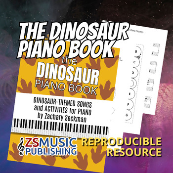 The Dinosaur Piano Book: Dinosaur-Themed Activities and Music for Piano ...