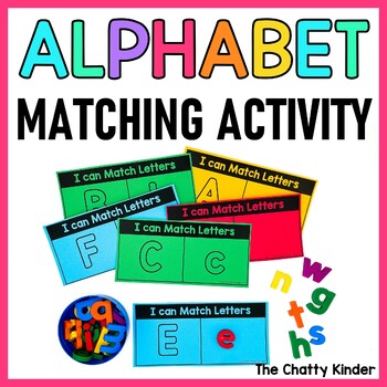 Alphabet Letter Matching Activity - Kindergarten Back to School ...