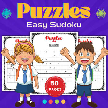 50+ Easy Sudoku Puzzles With Solutions - Back to school Games ...
