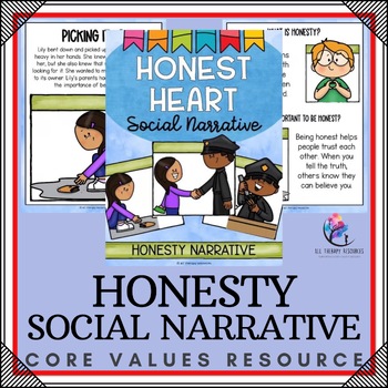 HONESTY SOCIAL NARRATIVE STORY - Core Values & Telling the Truth Story ...