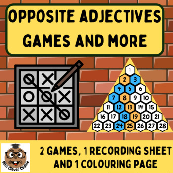 Opposite Adjectives (Antonyms); Games, Coloring Page | TeachShare