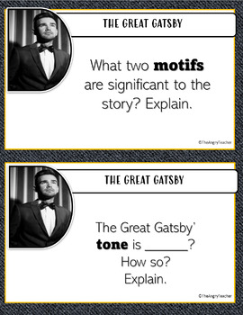 THE GREAT GATSBY [TASK CARDS] | TeachShare