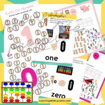 Introduction to Abacus, Counting Numbers 0-4 Worksheets | TeachShare