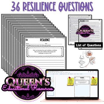 Resilience Reflection Questions | Resilience Worksheets | Self ...