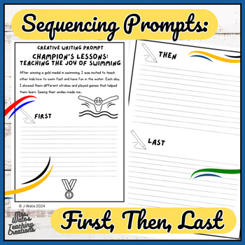 Swimming Sports Creative Writing Worksheet Activity Pack | TeachShare