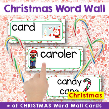 CHRISTMAS WORD WALL with Worksheets Preschool Kindergarten | TeachShare