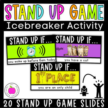 Digital Icebreaker Activity - Stand Up Sit Down Game | TeachShare