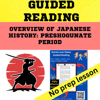 Medieval Japan - Pre-Shogunate Period Guided Reading worksheet digital ...