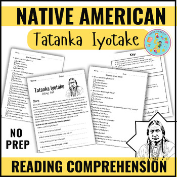 Native American Tatanka Iyotake (Sitting Bull) Reading Comprehension ...