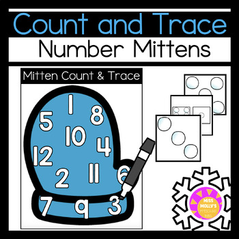 Mitten COUNT & TRACE - *Math Learning Center* - PreK-K | TeachShare